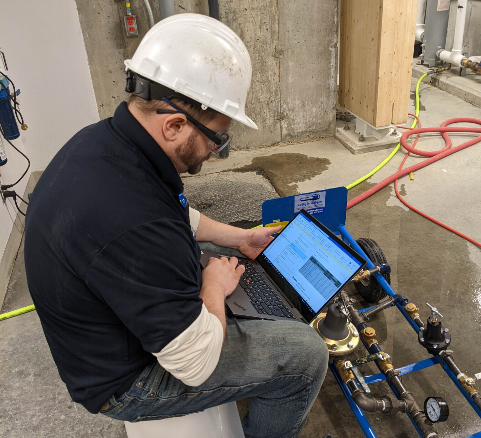 Rehabilitating Cleanouts and Floor Drains in a Northern Quebec Winter ...