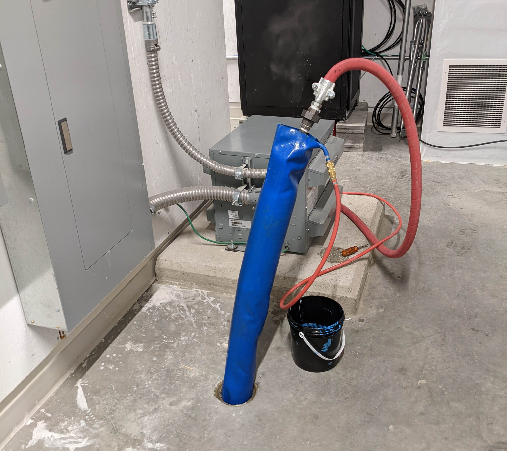 Rehabilitating Cleanouts and Floor Drains in a Northern Quebec Winter ...